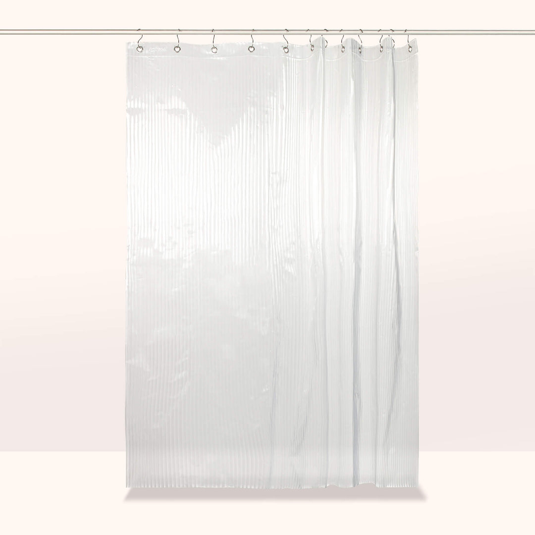 Fluted Shower Curtain Clear – sproos!