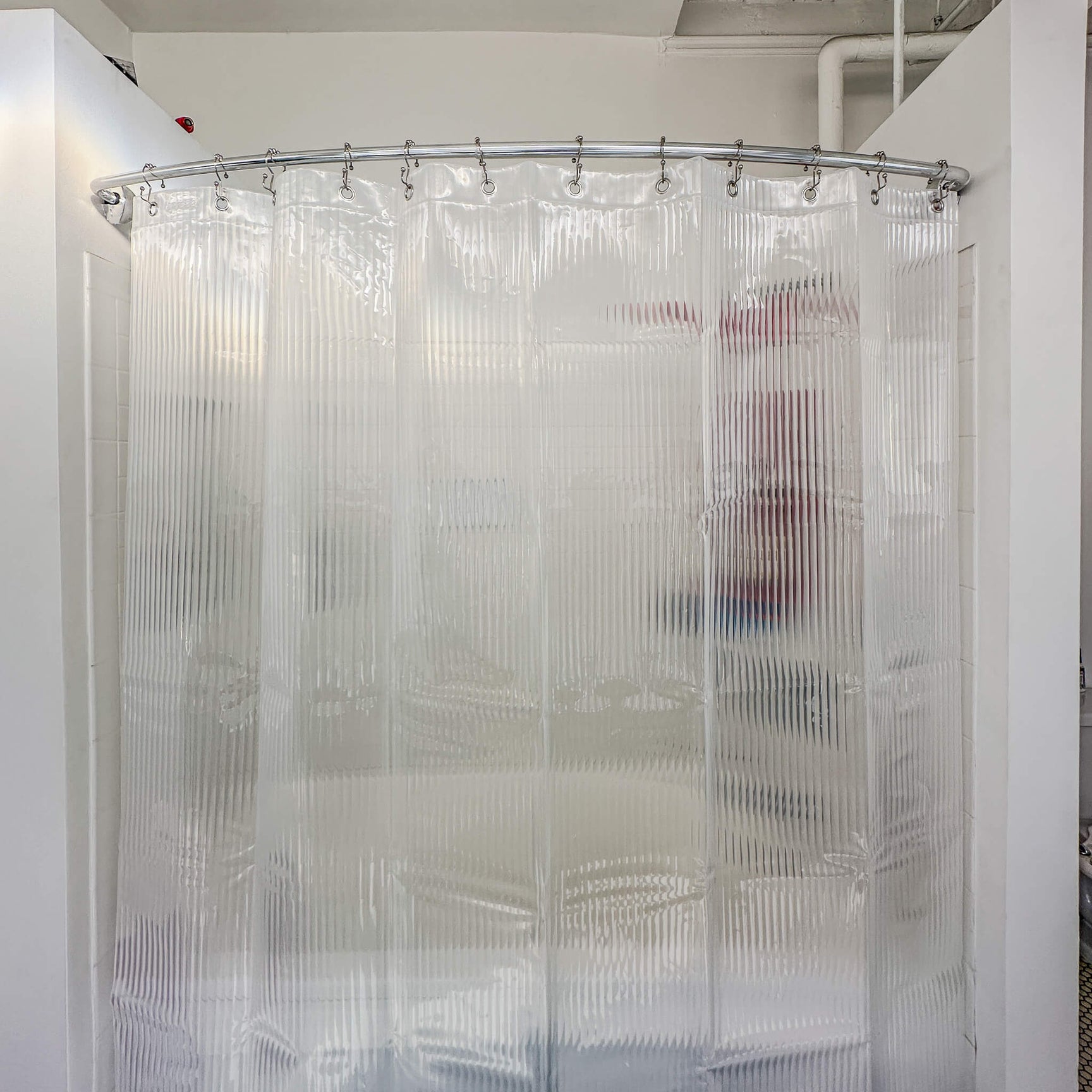 Fluted Shower Curtain Clear - sproos!